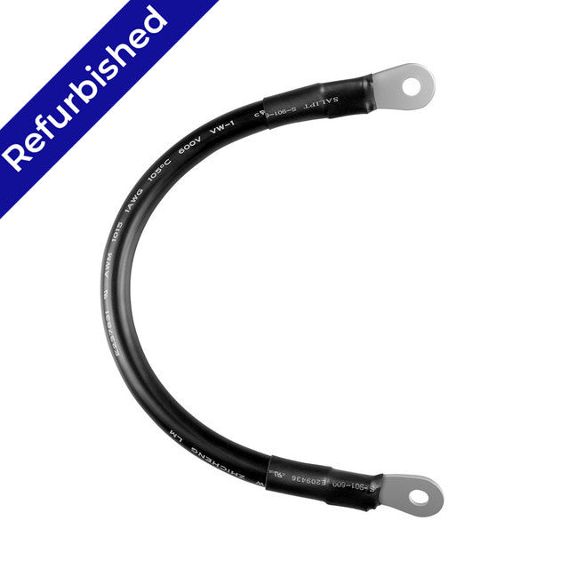 Refurbished 12In 1AWG Copper Battery Interconnect Cable for 5/16In Lug ...