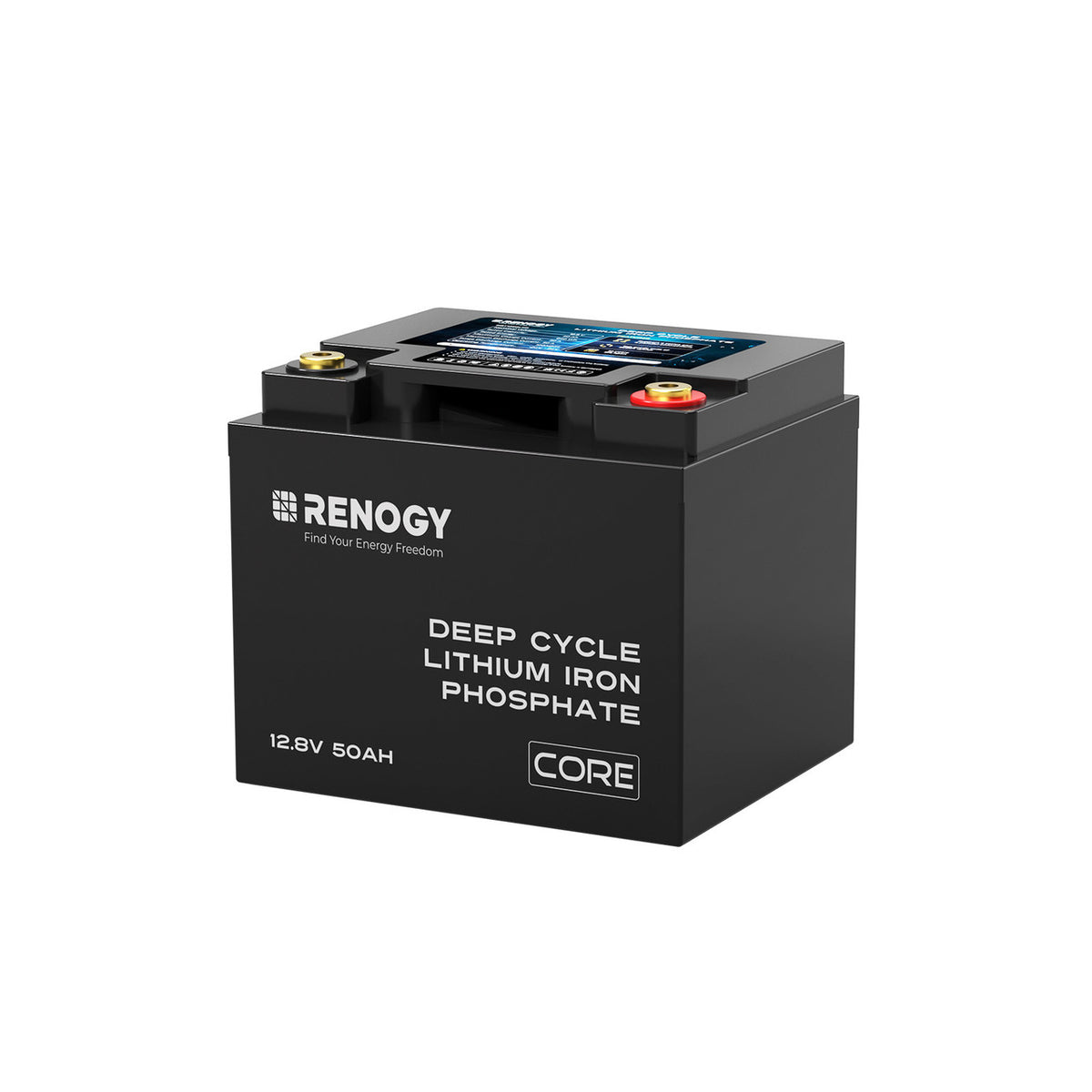 Core- 12V 50Ah Deep Cycle Lithium Iron Phosphate Battery | Renogy CA